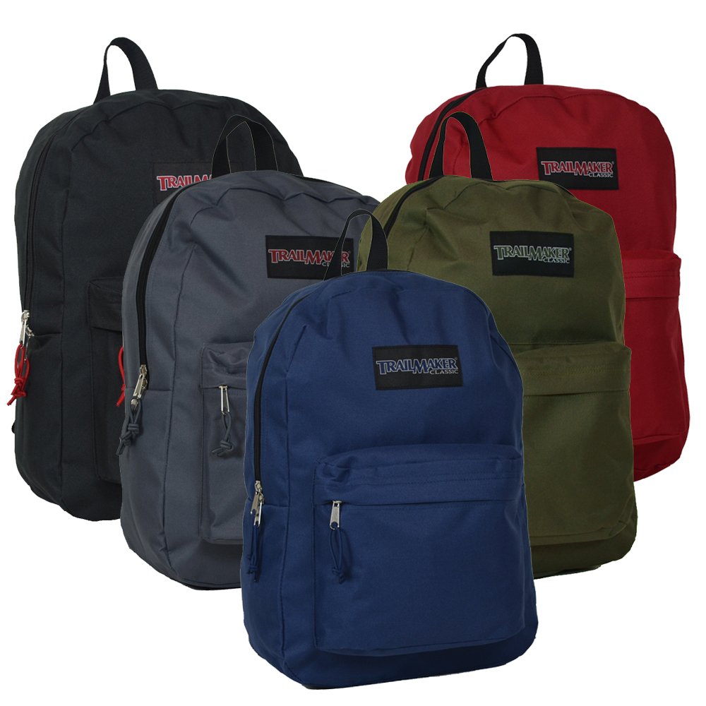 Trailmaker Classic 17" Backpacks (24) Wholesale Case New With Tags