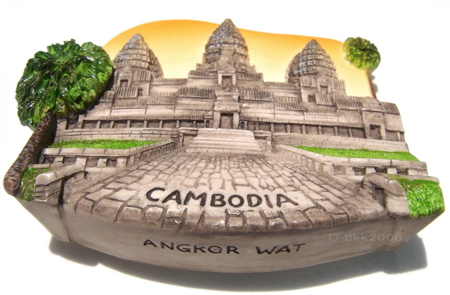 Angkor Wat, CAMBODIA, High Quality Souvenir Resin 3d Fridge Magnet