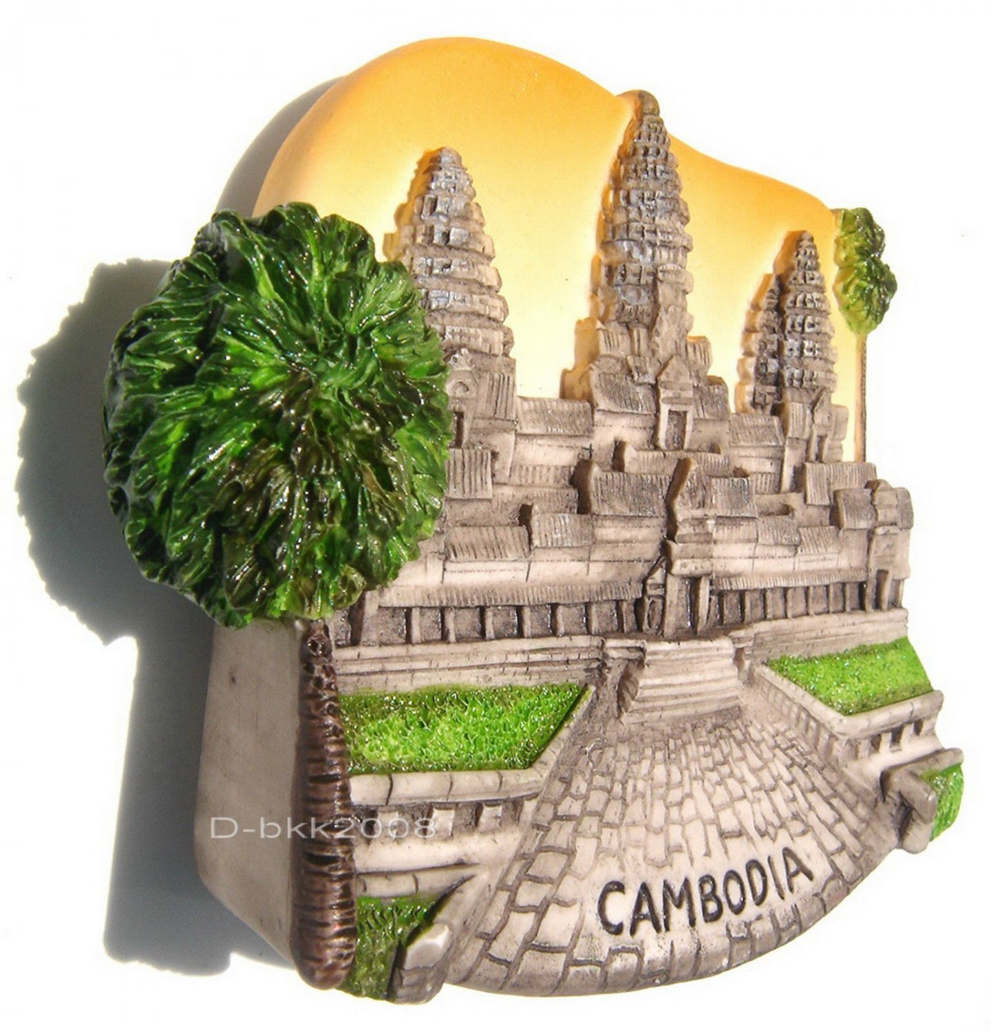 Angkor Wat, CAMBODIA, High Quality Souvenir Resin 3d Fridge Magnet