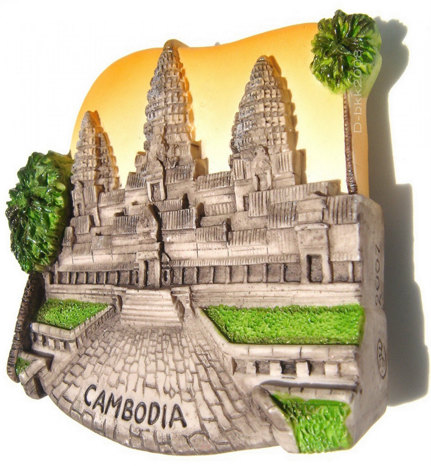 Angkor Wat, CAMBODIA, High Quality Souvenir Resin 3d Fridge Magnet