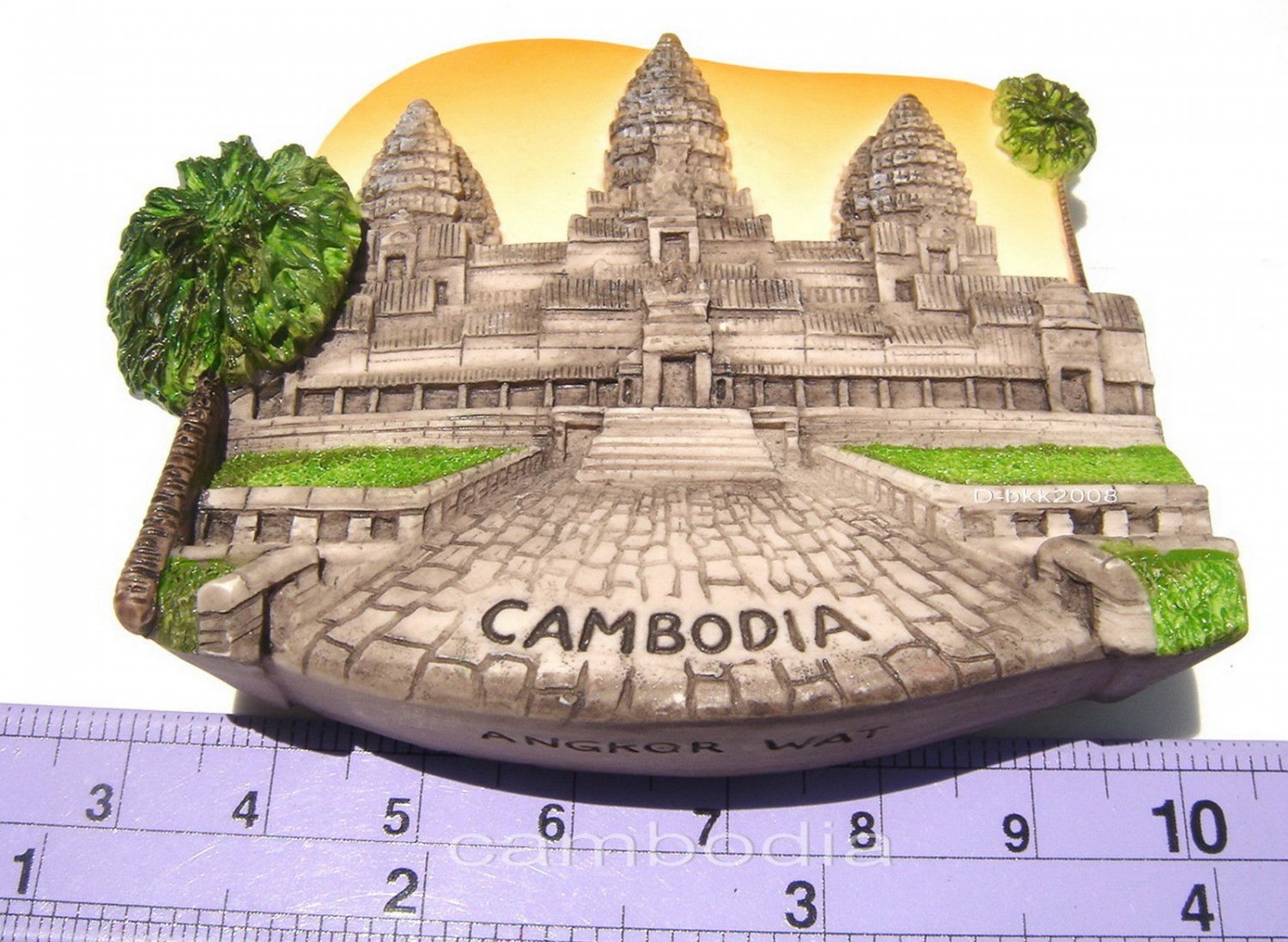 Angkor Wat, CAMBODIA, High Quality Souvenir Resin 3d Fridge Magnet