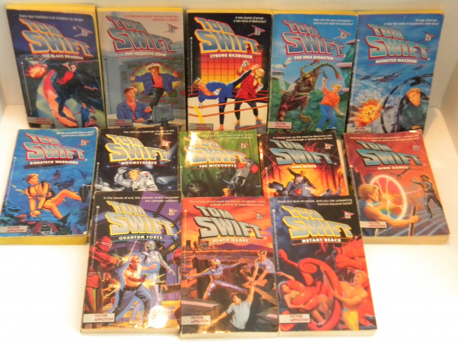 Tom Swift by Victor Appleton Set of 13 Paperbacks Books 1-13