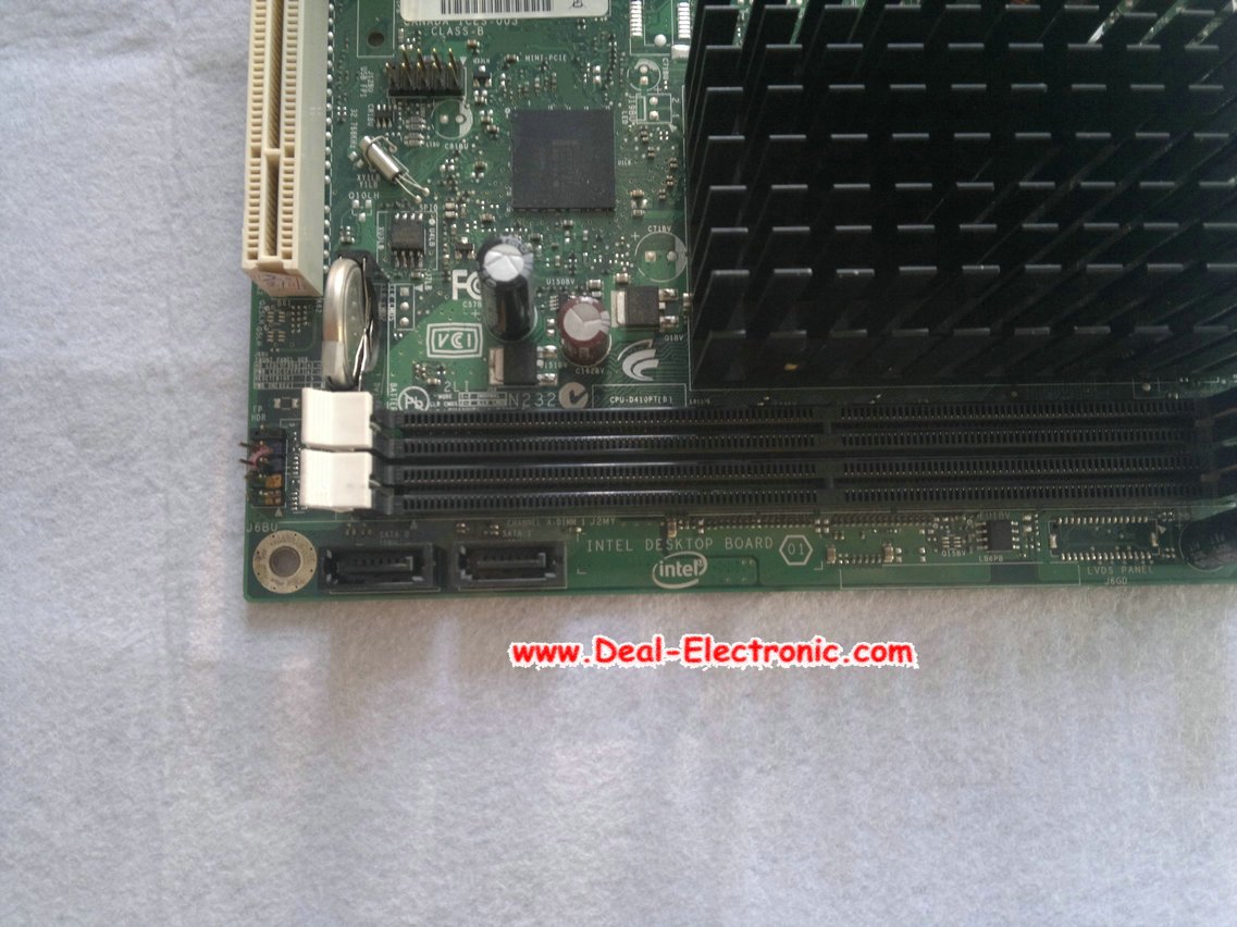 motherboard d410pt for intel desktop mainboard DDR2 MINI ITX ATOM 1.6G ...