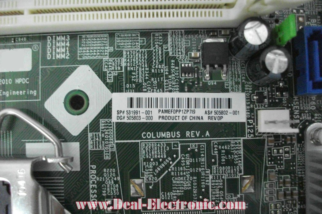 8100 Elite Intel Q57 LGA 1156 DDR3 For HP Motherboard/Mainboard ...