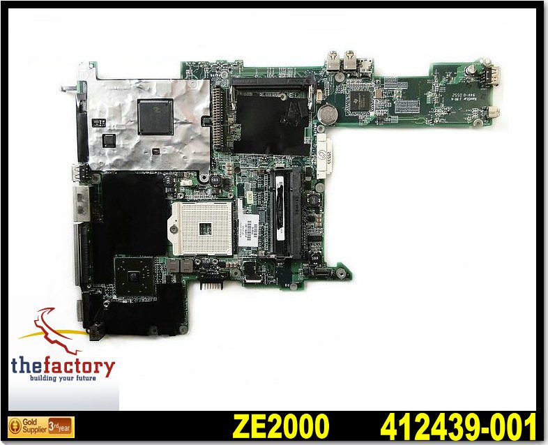 412439-001 Laptop Motherboard For HP ZE2000 With EMS / DHL Free Shipping