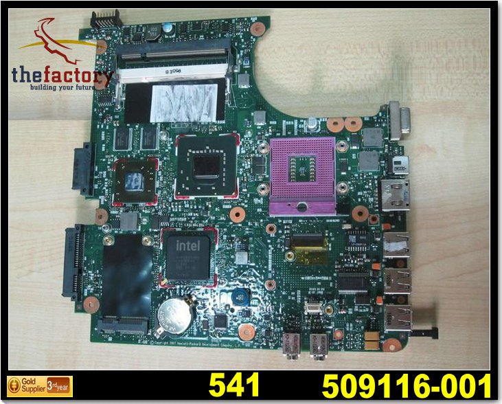 For HP motherboard 509116-001 541 540 motherboard DDR2 intel PM965 Non ...