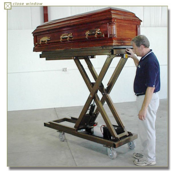 Casket Lift Table (Heavy Duty)