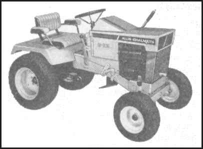 ALLIS CHALMERS B-112 SIMPLICITY 3012 TRACTOR MANUALs