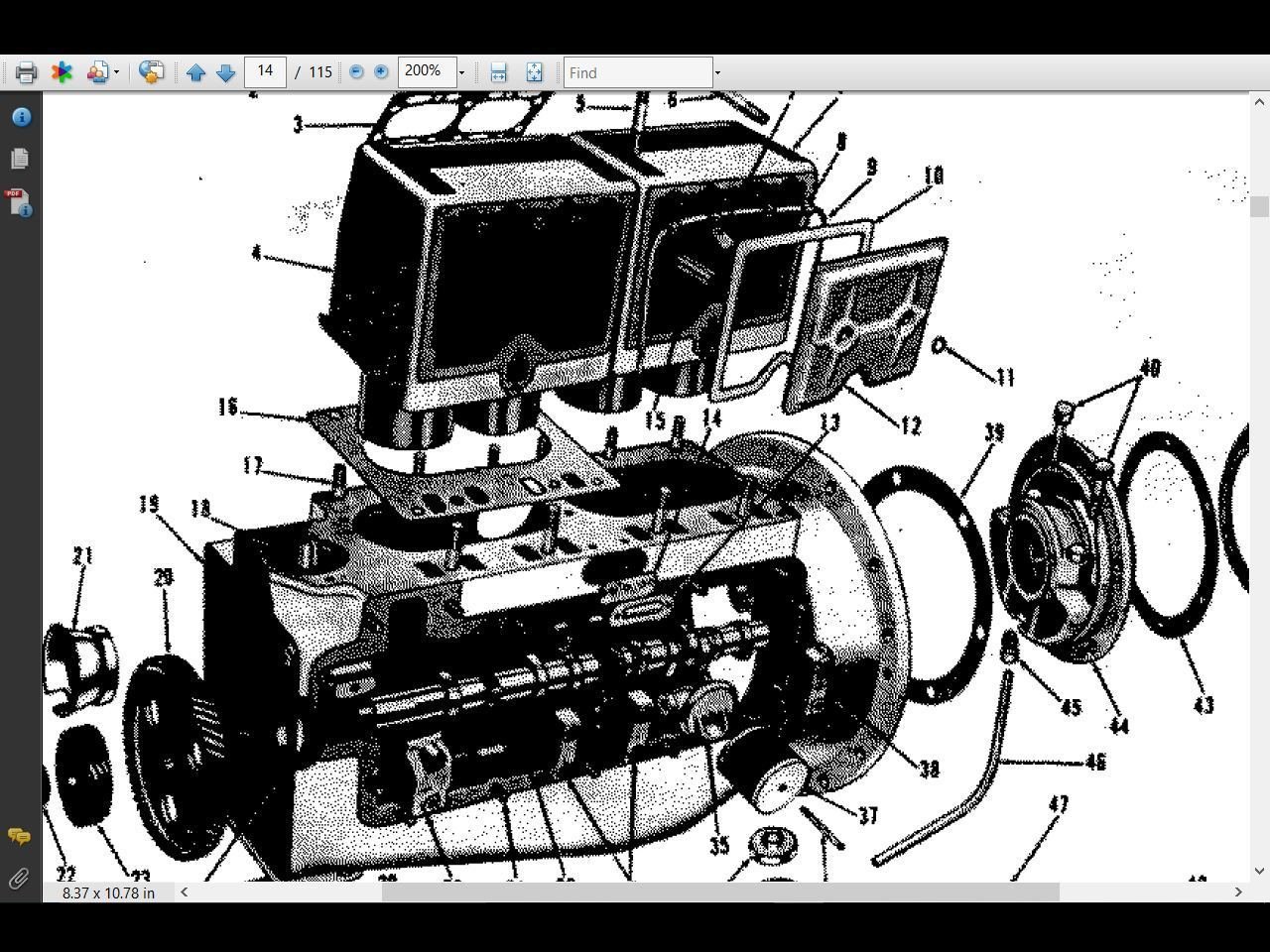 MINNEAPOLIS MOLINE R PARTS LIST & OPERATIONS MANUAL for Tractor Service ...