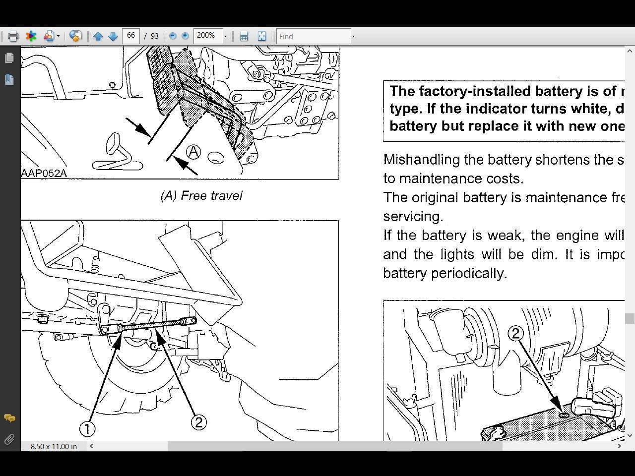 KUBOTA L2800 L3400 OPERATIONS MANUAL for L-2800 L-3400 Tractor Maintenance