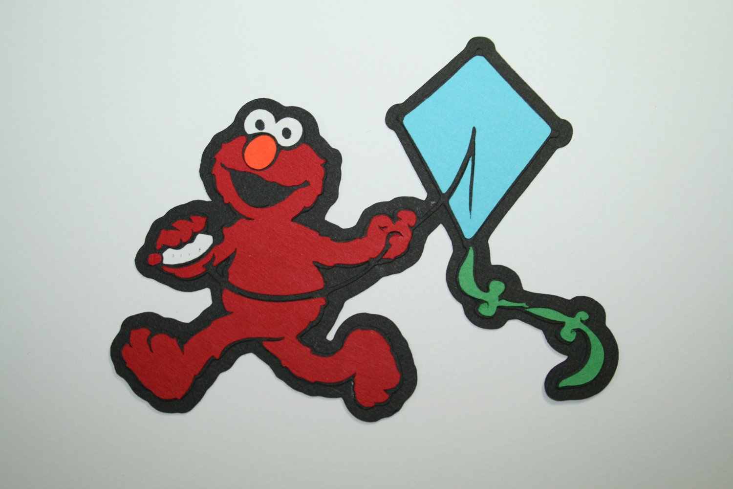 Sesame street Elmo flying a kite die cut