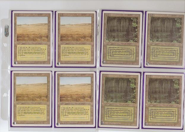 MTG Revised Dual Lands Set of 40 ( Mint Condition) Free Pick up Florida