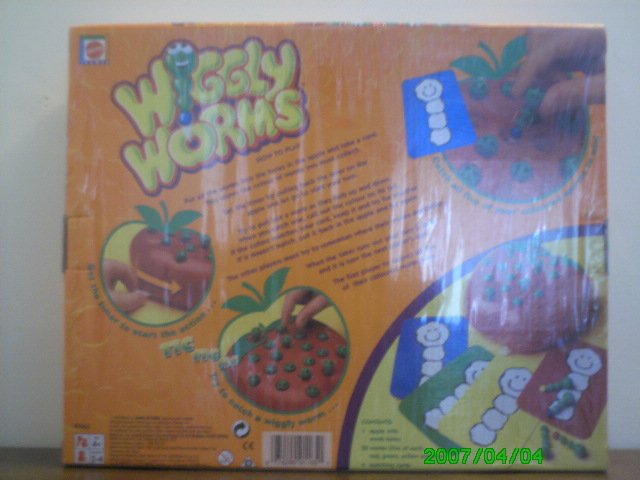 Mattel - Wiggly Worms, Get Ready to Grab Them