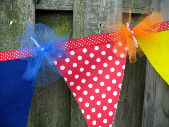 Bunting Felt Pennant Banner