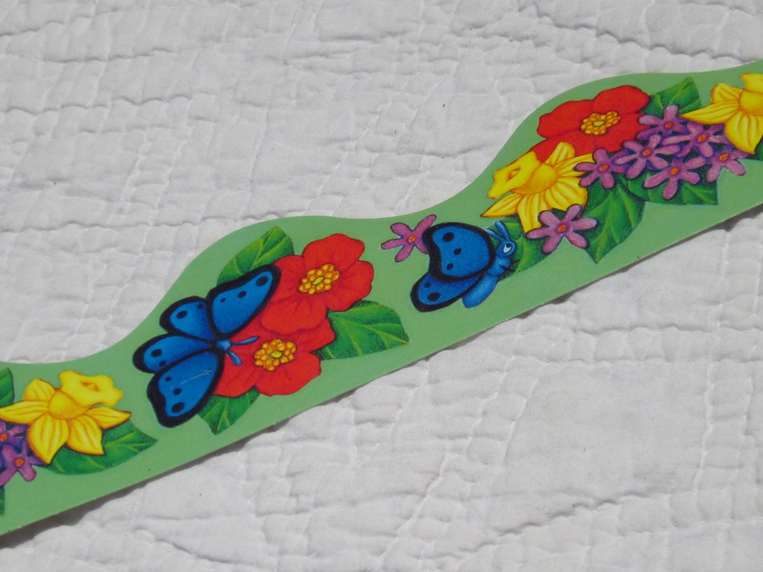 Bulletin Board Border - Butterflies and Flowers