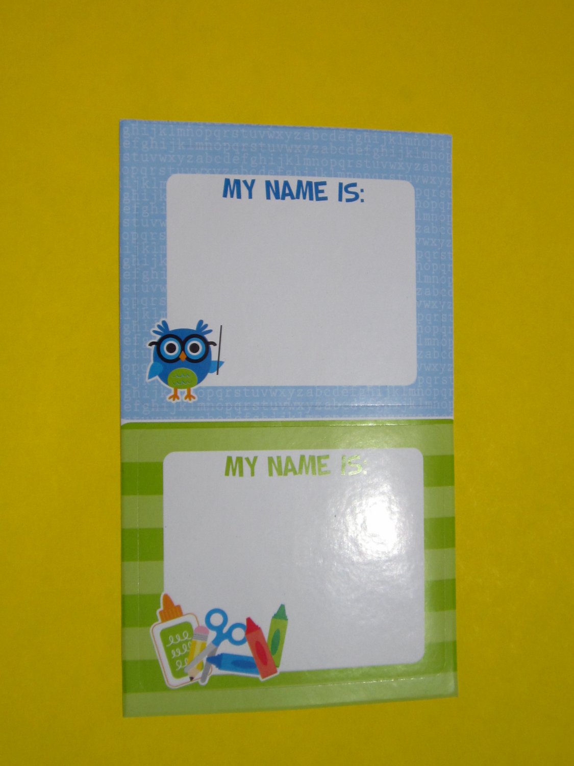 Name Tag Stickers