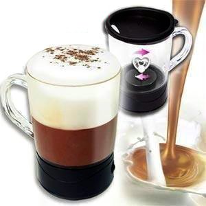 Coffee Magic Mug - Instant Milk Frothing Frother Latte Espresso Hot Cup ...