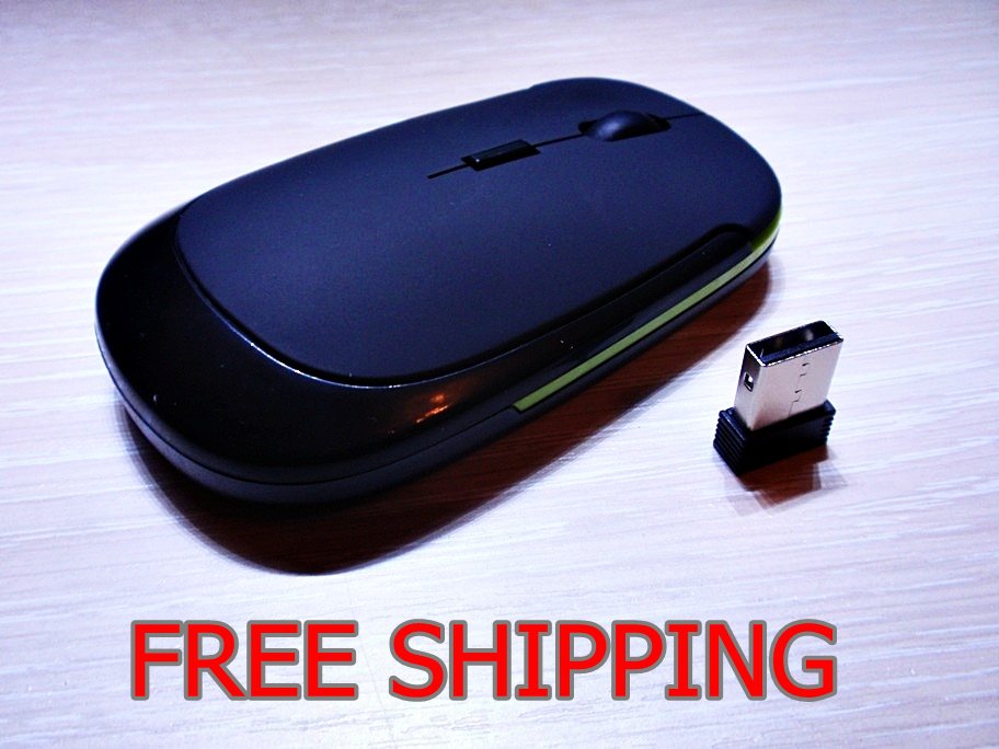 Wireless Cordless Optical Mouse Mice with Mini Hidden USB