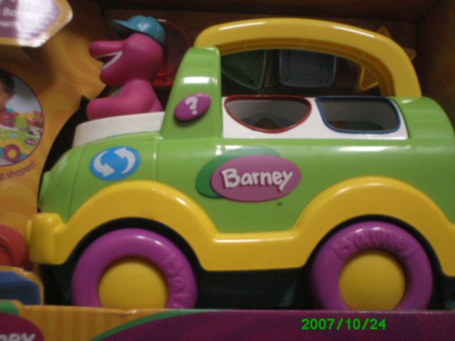 Barney Clean-Up Shapes Truck