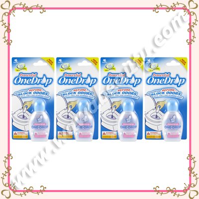 Kobayashi Powerful One-Drop Deodorizer For Bathroom, 4 Bottles