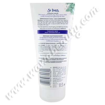 St. Ives Timeless Skin Mineral Clay Firming Mask, 170ml