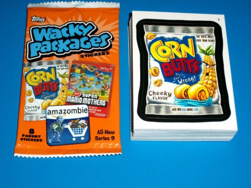 2012 WACKY PACKAGES ANS9 COMPLETE 55 CARD SET + WRAPPER!! NEW!!