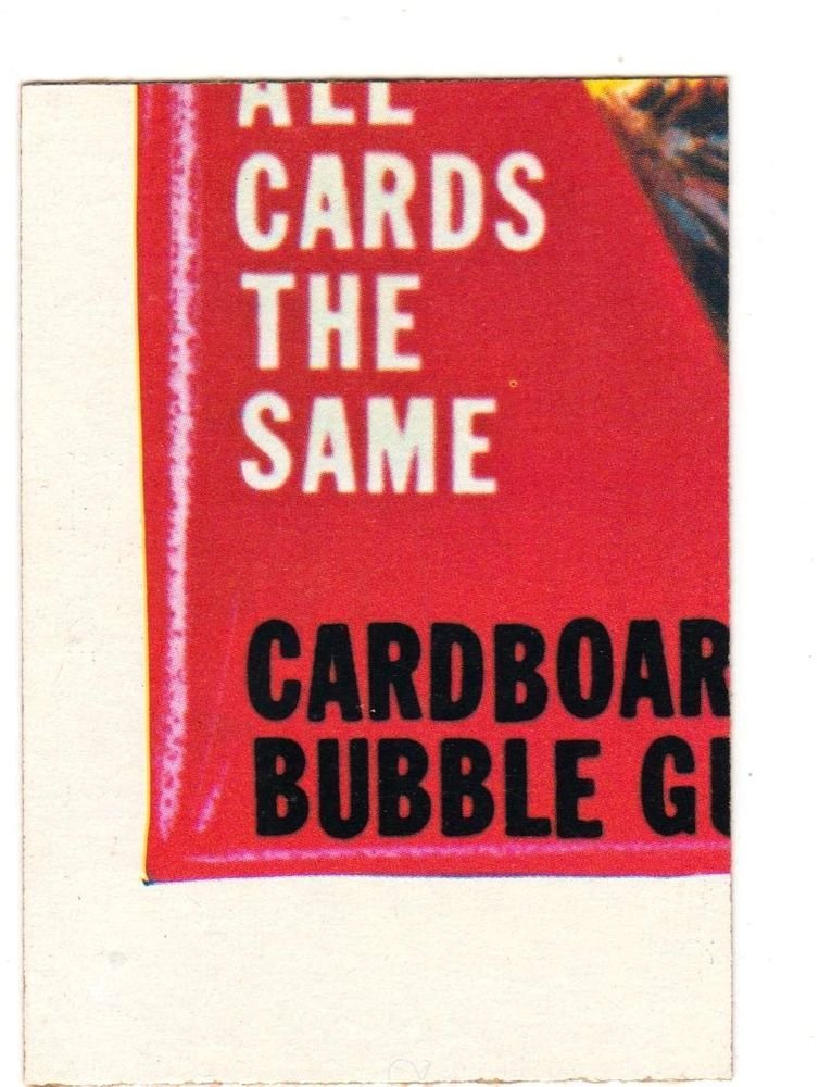 1973 WACKY PACKAGES ORIGINAL 3rd SERIES "BEANBALL" PUZZLE PIECE W ...