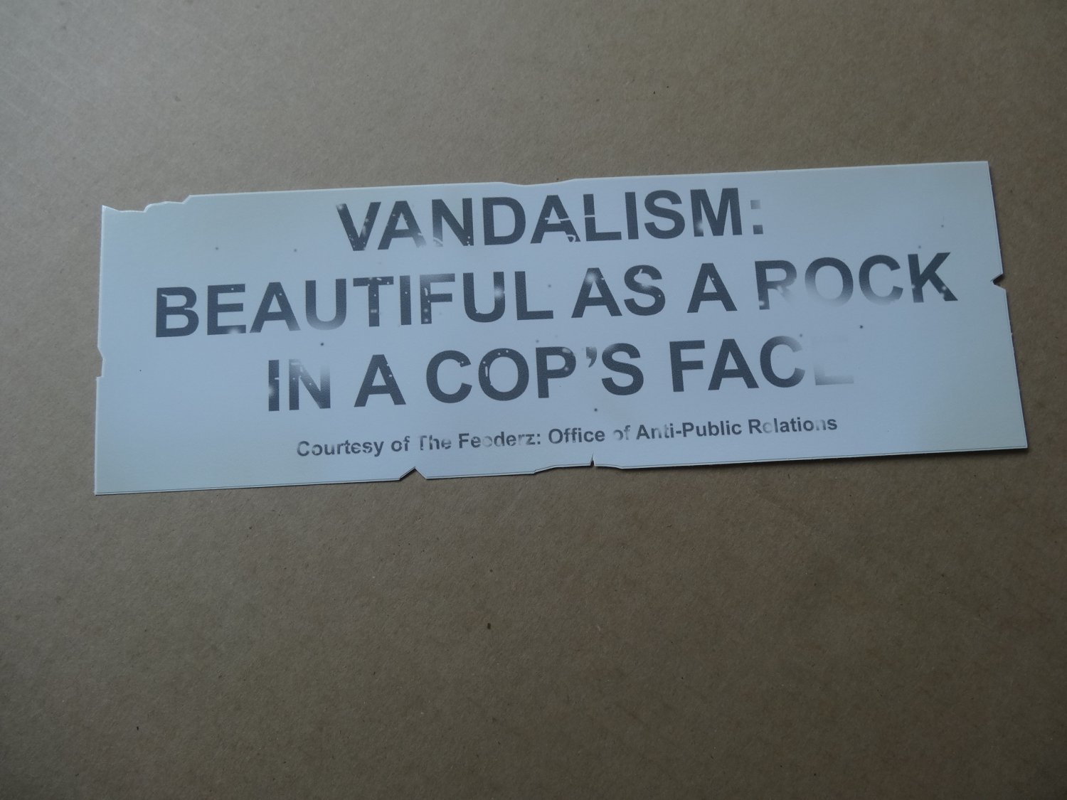 Aged Kurt Cobain Vandalism Sticker Set black Strat Guitar