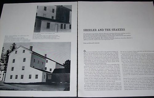Artist Charles Sheeler and the Shakers 1965 Magazine Article by Faith ...