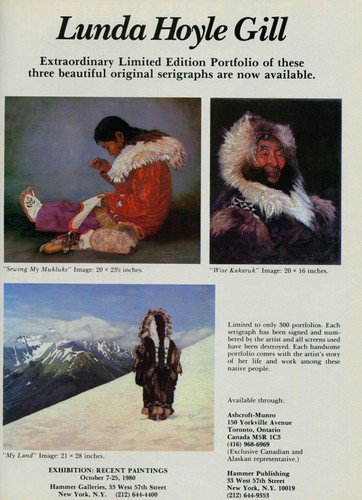 Lunda Hoyle Gill 1980 Art Ad Publicite Advert Sewing My Mukluks