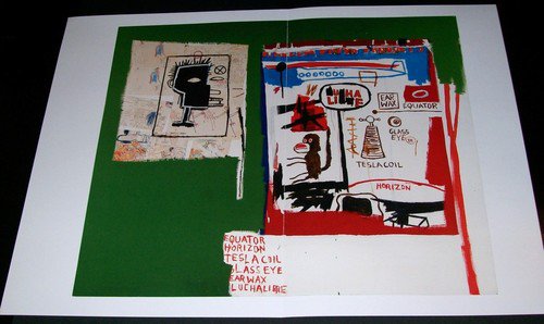 Jean-Michel Basquiat Harlem Paper Art Ad Mini Poster Advertisement