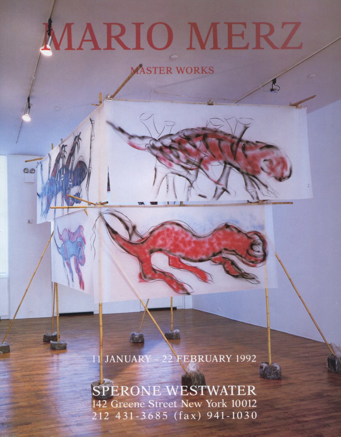 Mario Merz 1992 Art Exhibition Ad Advert