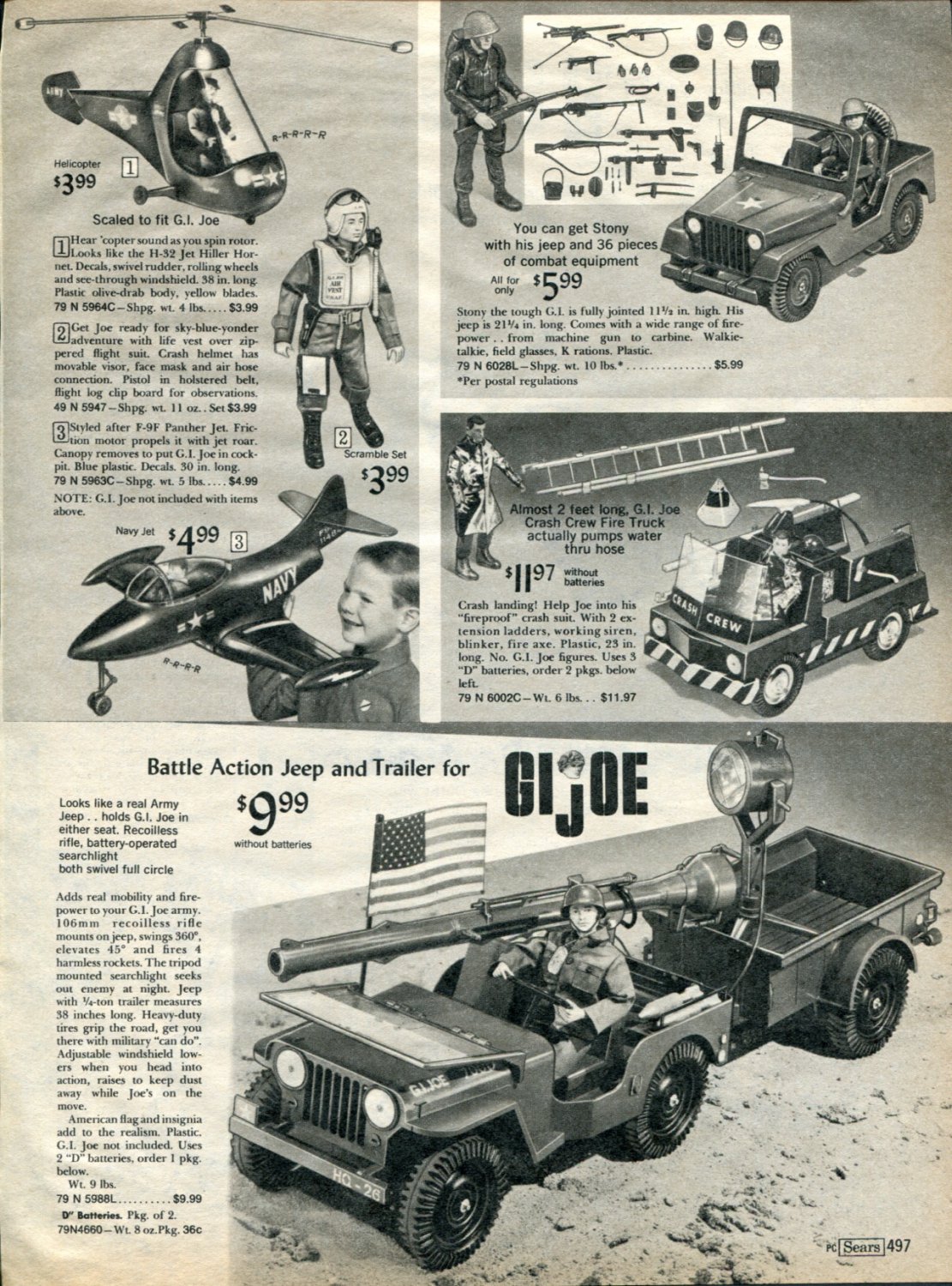 1967 Ad GI Joe Splash Down Space Capsule Deep Sea Diver Ad Vintage 1967 ...