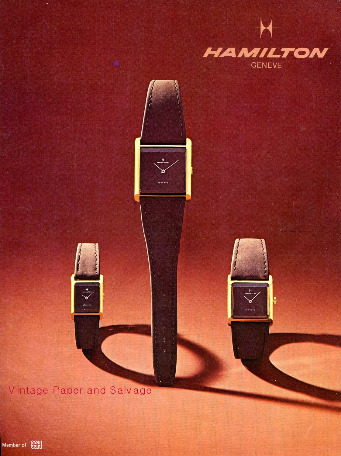 1974 Hamilton Watch Company Geneve Suisse Publicite Montres Swiss Ad ...