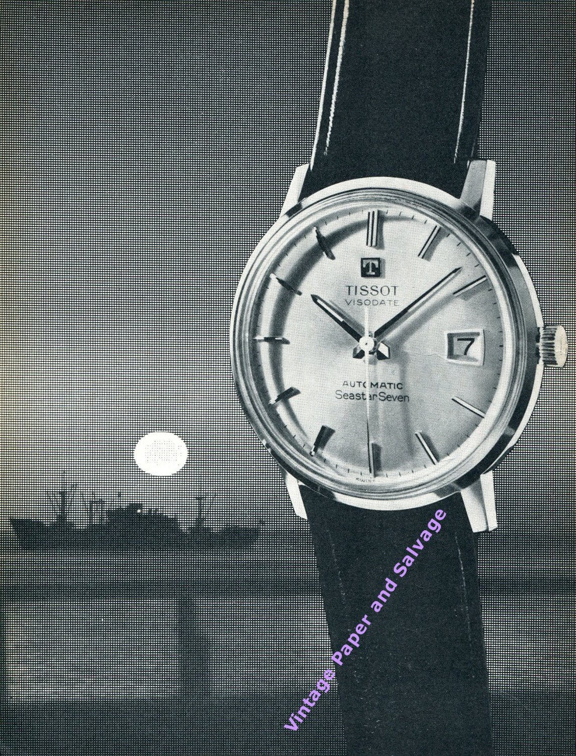 1964 Tissot Visodate Seastar Seven Watch Advert Tissot Watch Company ...