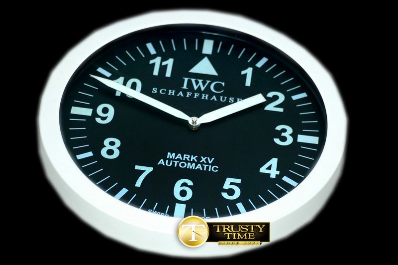 IWC Mark XV Wall Clock - White Frame