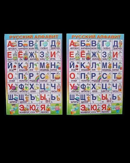 RUSSIAN LANGUAGE ABC ABV ALPHABET LEARNING PAGES
