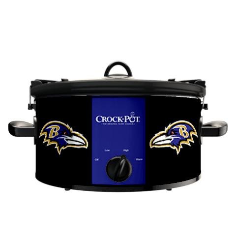 Official NFL Crock-Pot Cook & Carry 6 Quart Slow Cooker - Baltimore Ravens