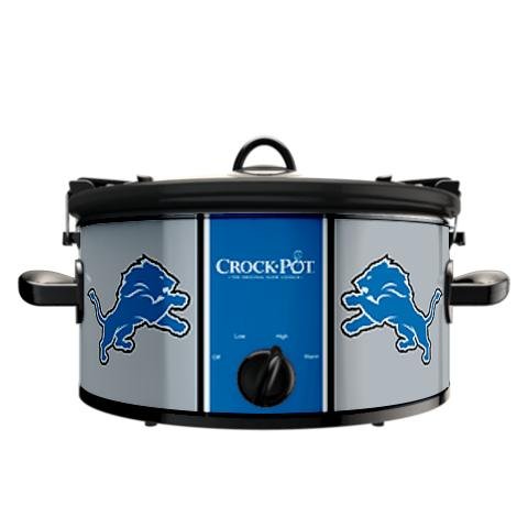Official NFL Crock-Pot Cook & Carry 6 Quart Slow Cooker - Detroit Lions