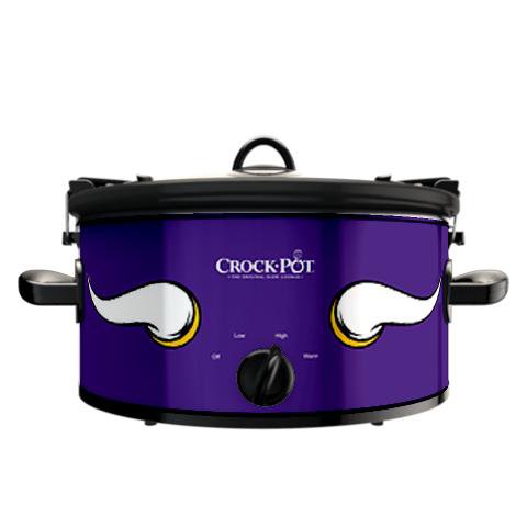 Official NFL Crock-Pot Cook & Carry 6 Quart Slow Cooker - Minnesota Vikings