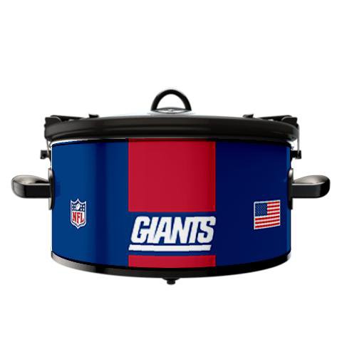 Official NFL Crock-Pot Cook & Carry 6 Quart Slow Cooker - New York Giants