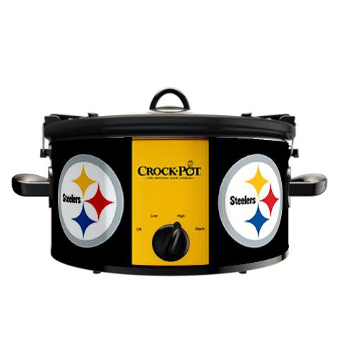 Official NFL Crock-Pot Cook & Carry 6 Quart Slow Cooker - Pittsburgh ...