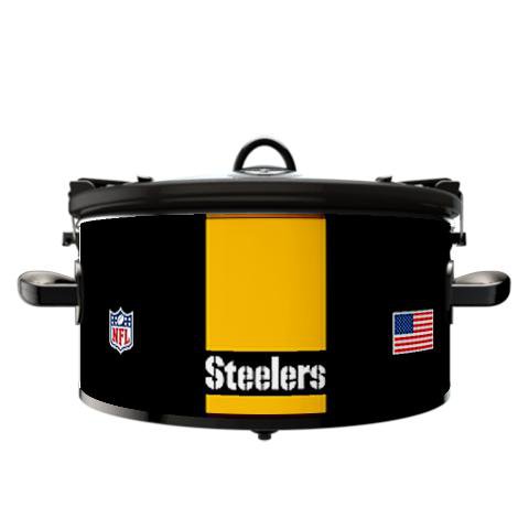 Official NFL Crock-Pot Cook & Carry 6 Quart Slow Cooker - Pittsburgh ...
