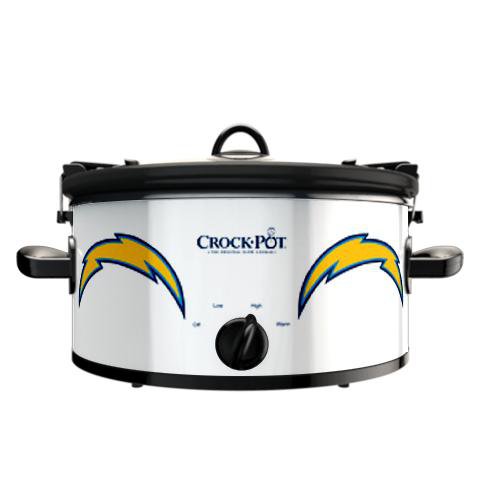 Official NFL Crock-Pot Cook & Carry 6 Quart Slow Cooker - San Diego ...