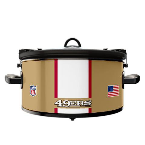 Official NFL Crock-Pot Cook & Carry 6 Quart Slow Cooker - San Francisco ...