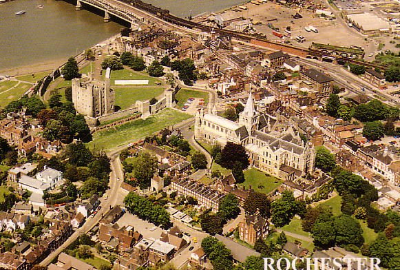 Rochester, Kent, aerial view
