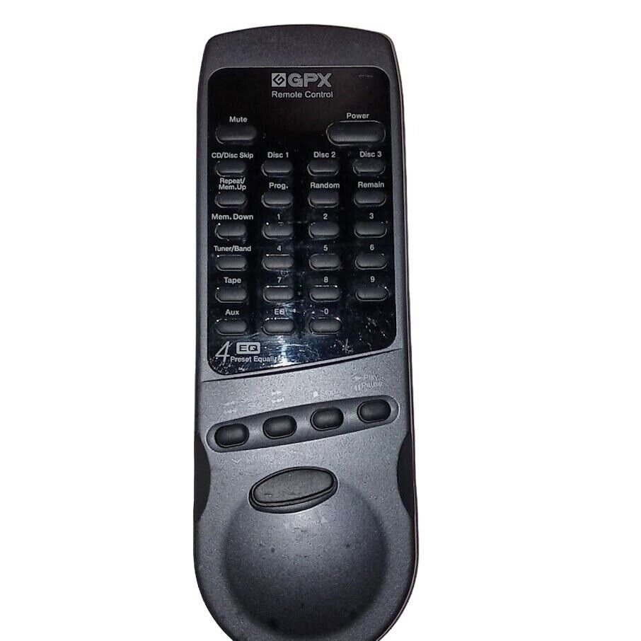 GPX CD Tape Remote Control Tested Works Genuine OEM