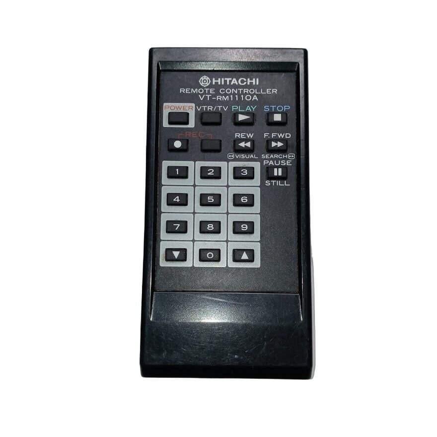 Hitachi VT-RM1110A Remote Control Tested Works Genuine OEM