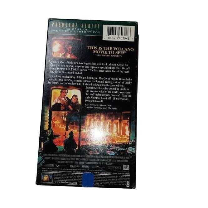 Volcano VHS Movie Action Thriller Tommy Lee Jones PG-13 #2