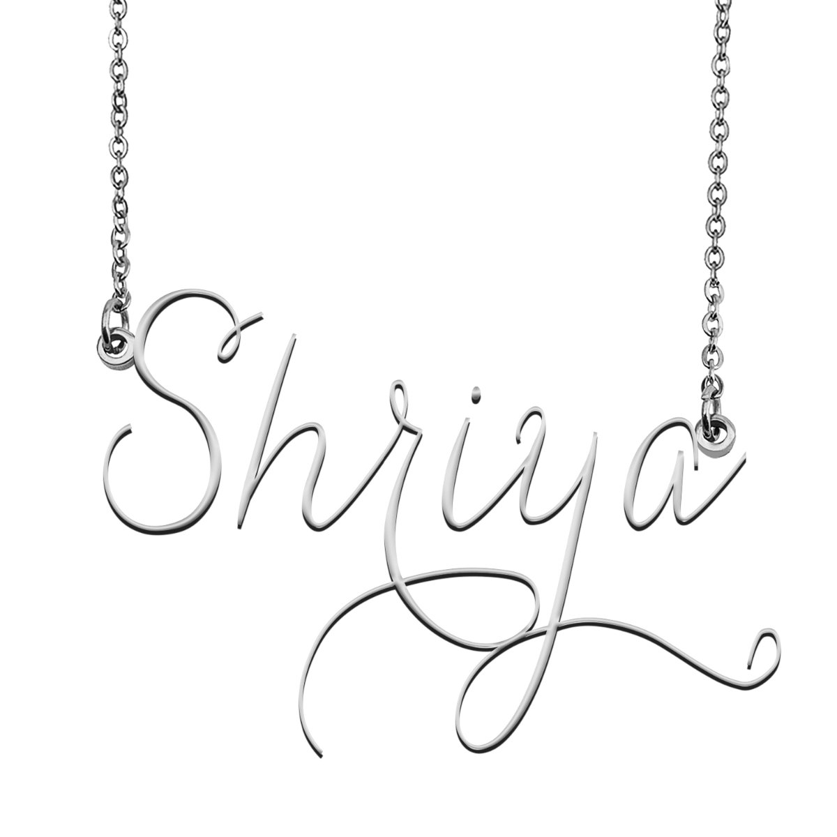 Shriya Name Necklace Custom Personalized Name Plate Jewelry for ...